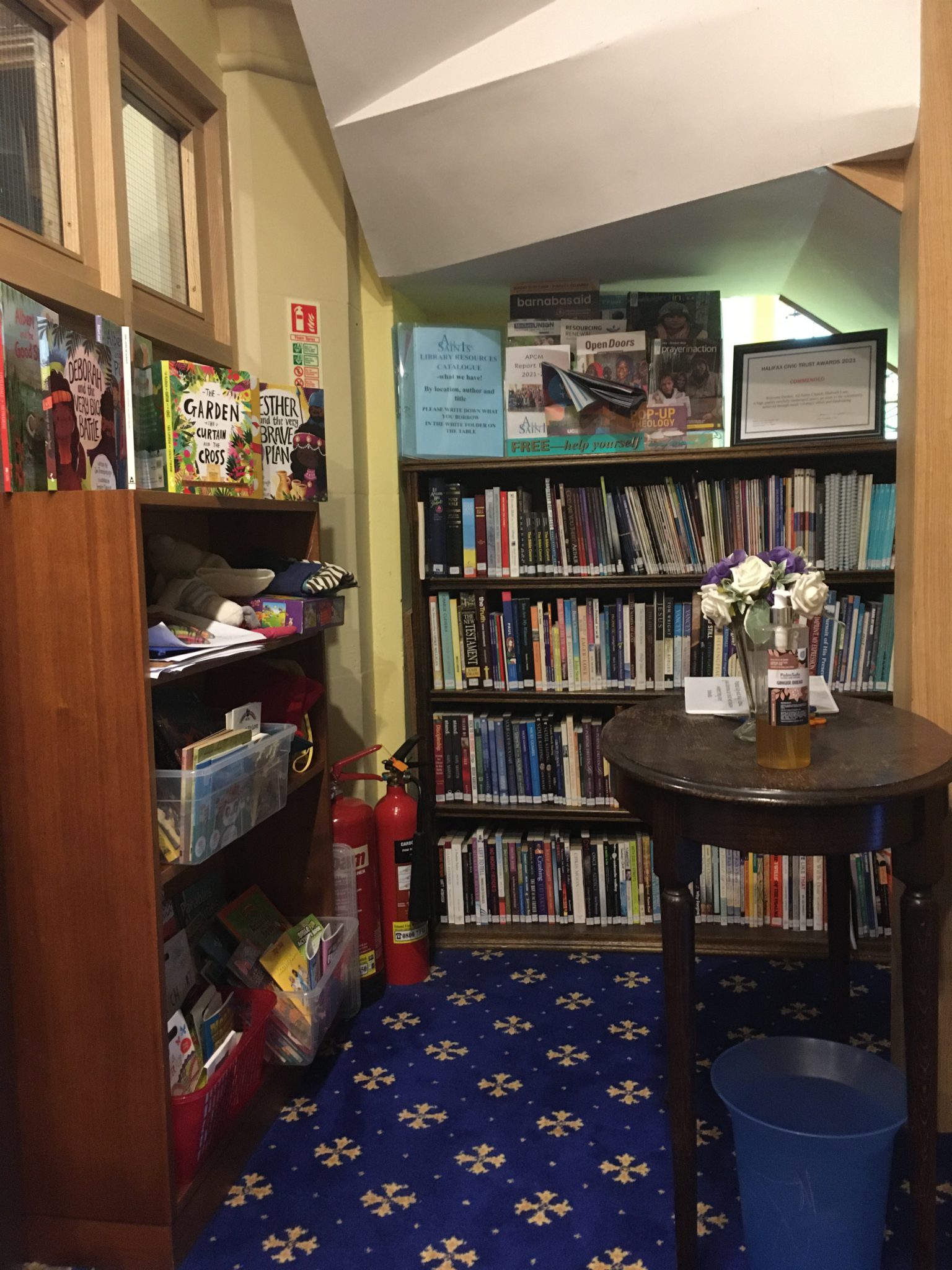 Foyer Library - All Saints Halifax